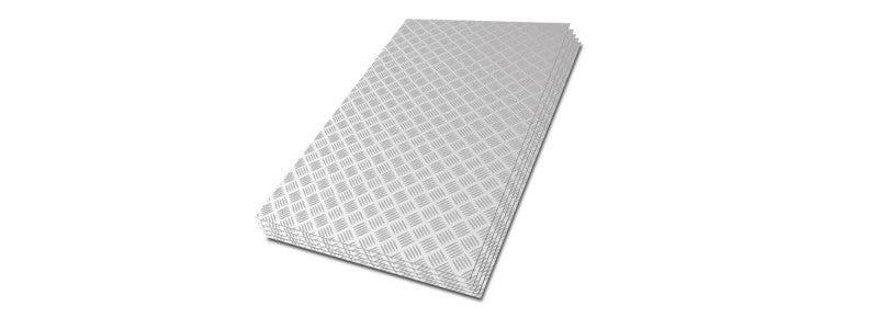 Aluminium Five Bar Treadplate - Packs
