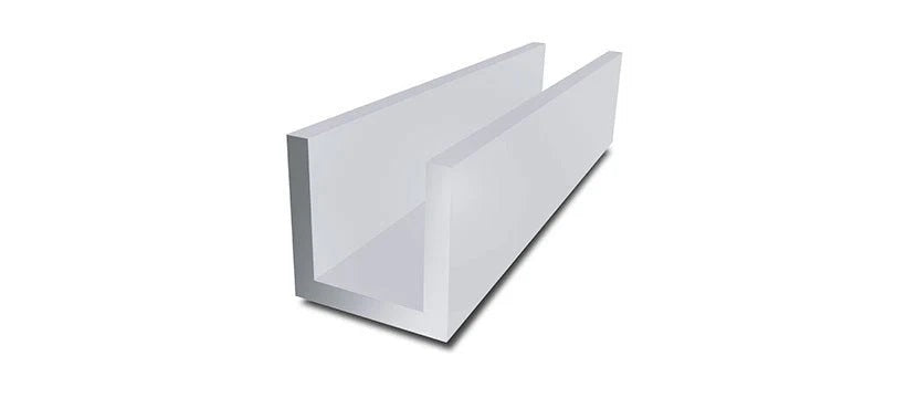 Brushed Polished Aluminium Channel | Aluminium Warehouse