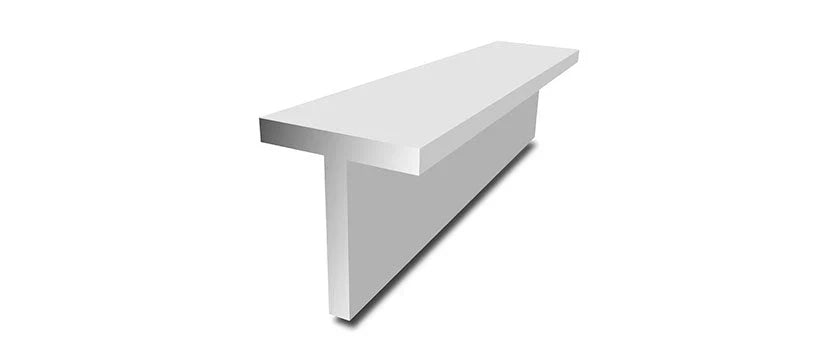 Aluminium T-Section - From £3.53
