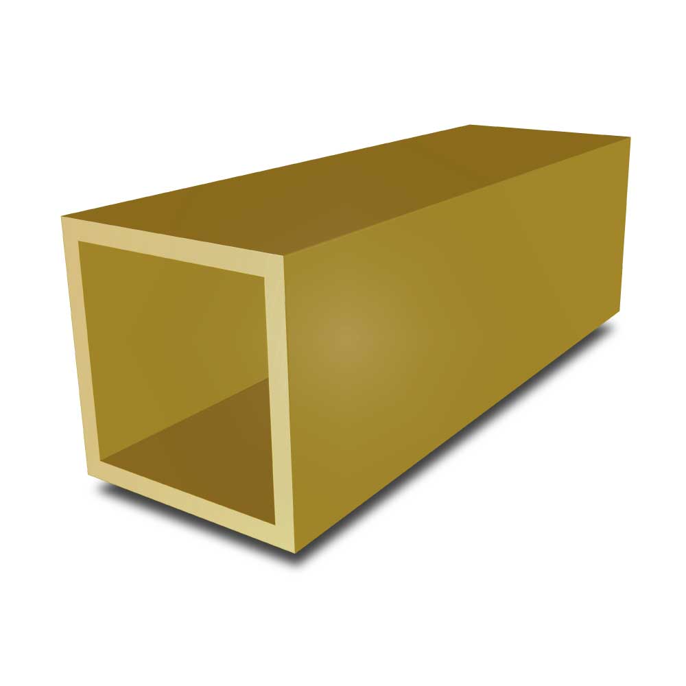 Brass Box Section/Square Tube | Aluminium Warehouse