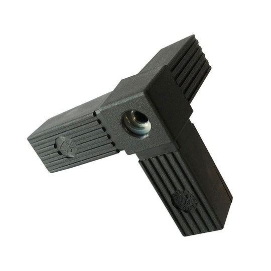 Easyfix 3 Way Connector - Threaded Steel Core - Corner
